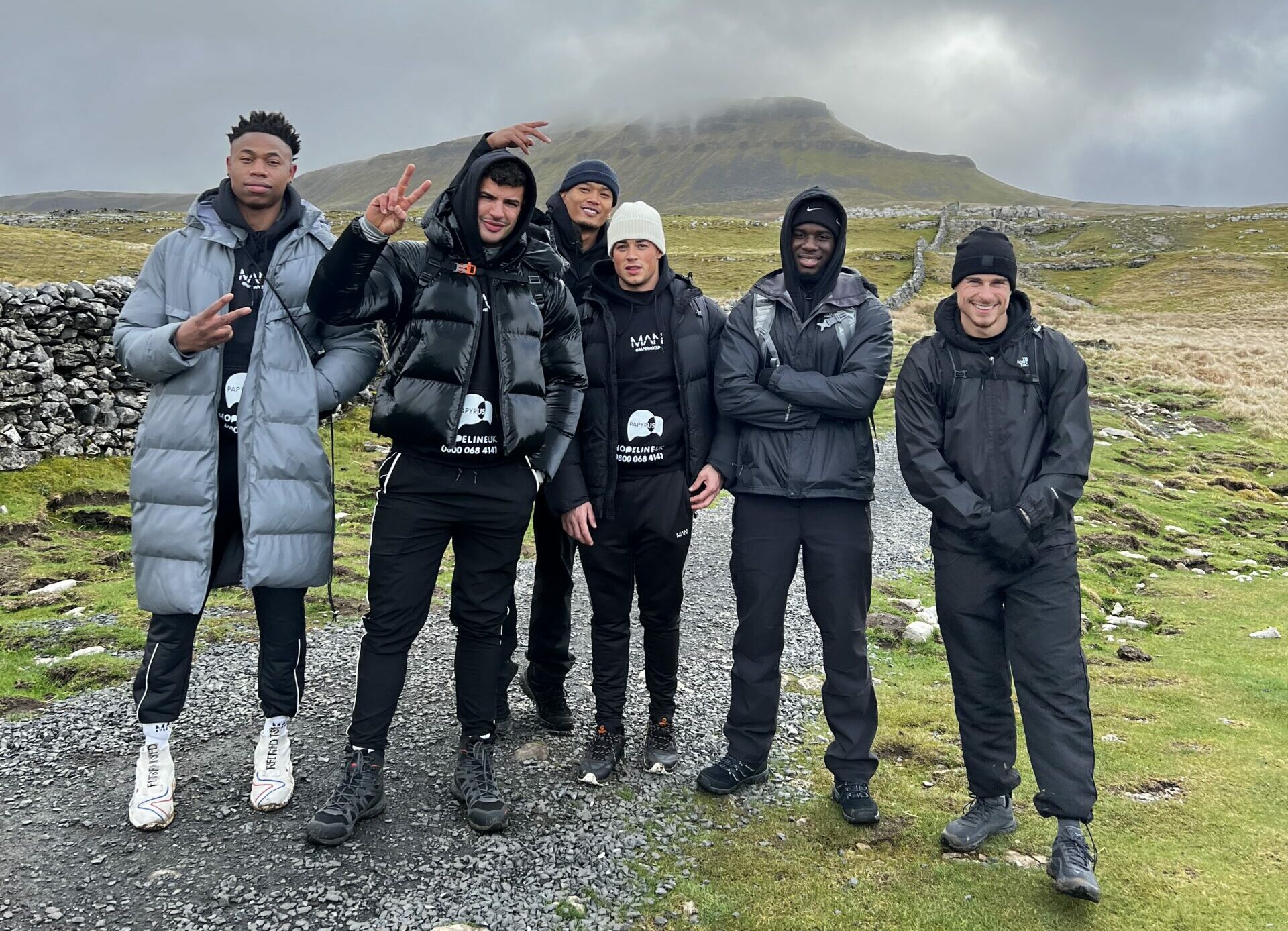 boohooMAN Ambassadors Take Part in Yorkshire Three Peaks - Man2Man