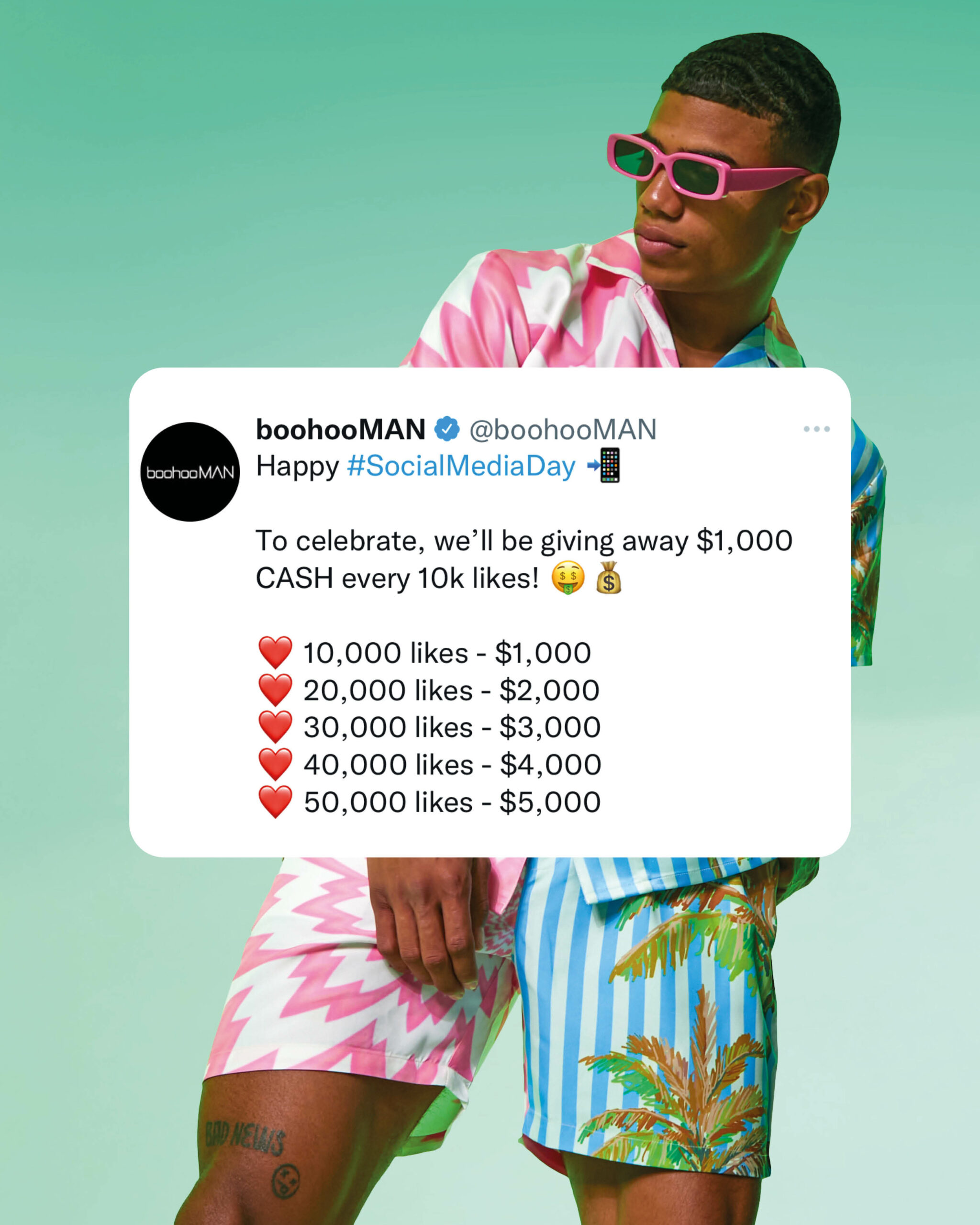 Terms and Conditions relating to boohooMAN’s SOCIAL MEDIA DAY CASH ...